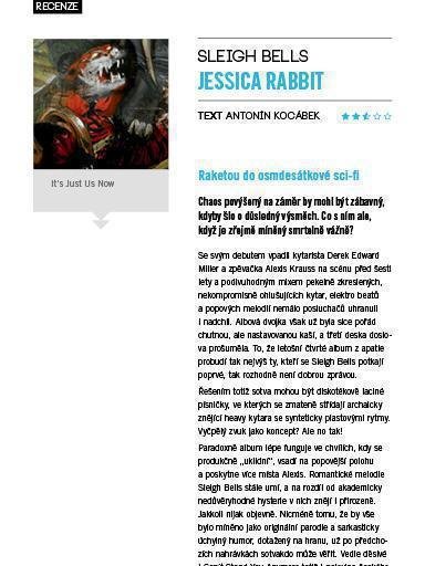 Sleight Bells - Jessica Rabbit | 2016-12 | Headliner